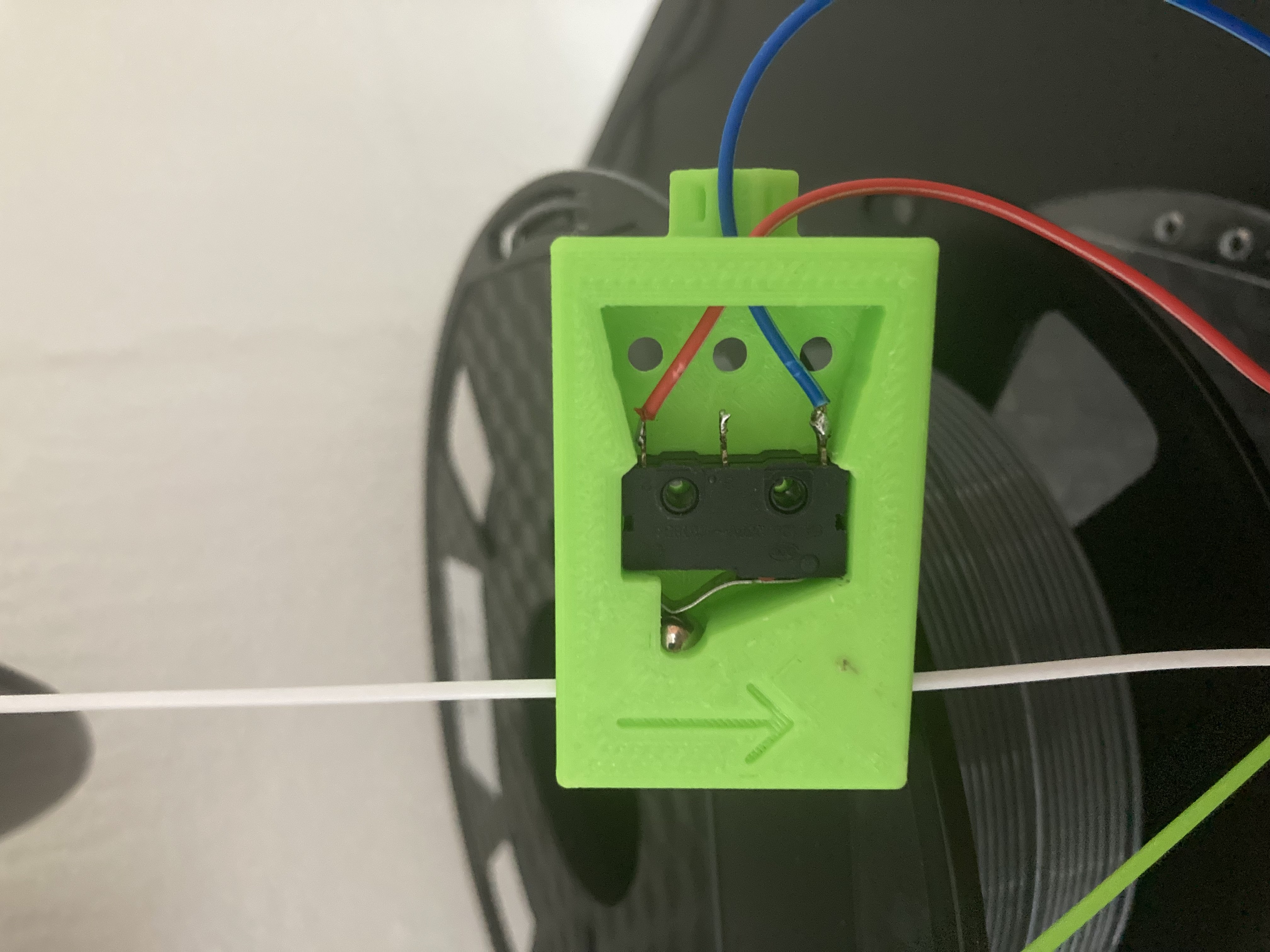 Filament run-out sensor by 3D Rejsen | Download free STL model | Printables.com