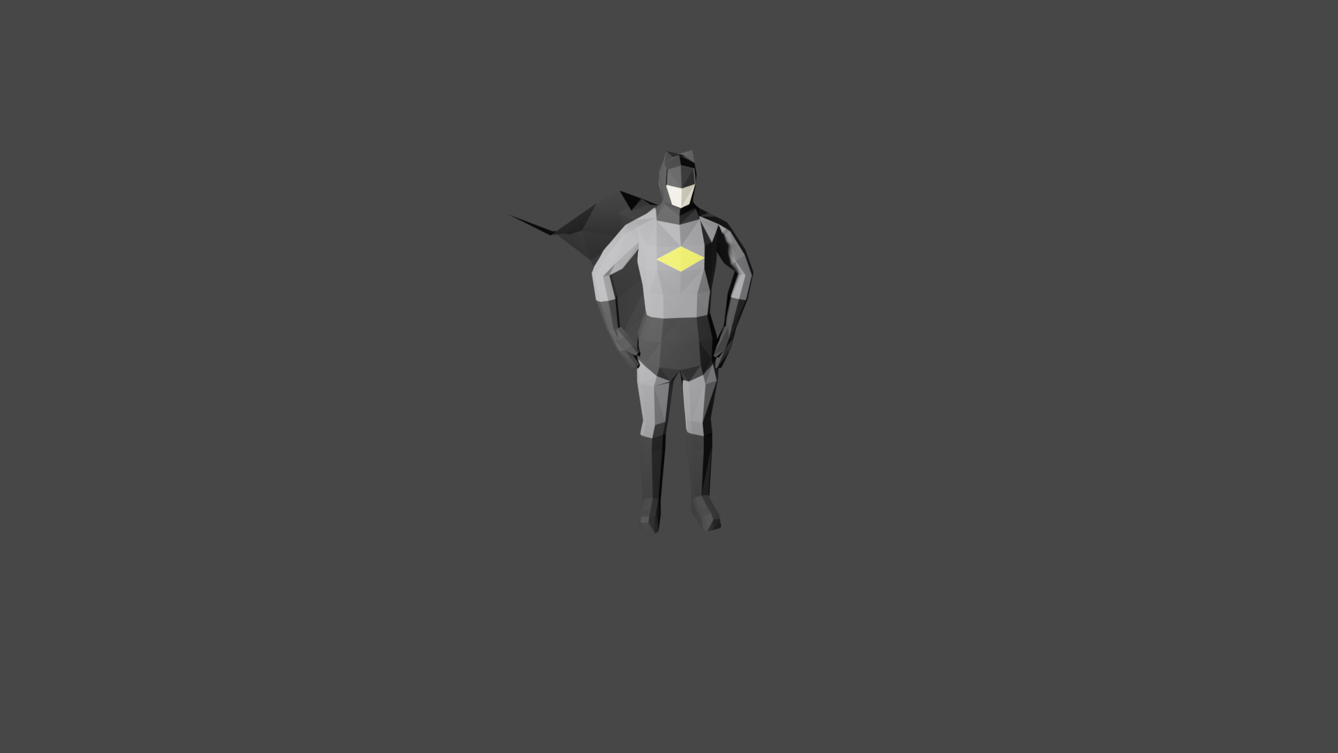 Batman Low Poly Figurine - Posable by alaskalinuxuser | Download free ...
