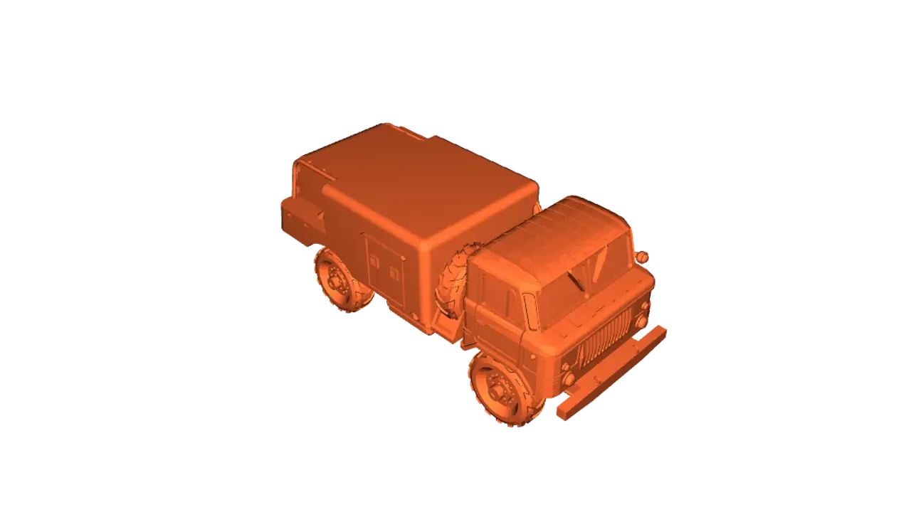 GAZ 66 - TDA-M fog engine (1-160) by Slanjonok | Download free STL ...