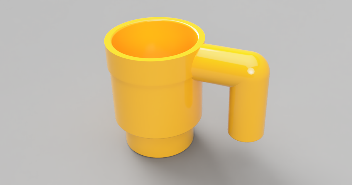 Lego Cup Tasse by Manuel Konietzko | Download free STL model ...