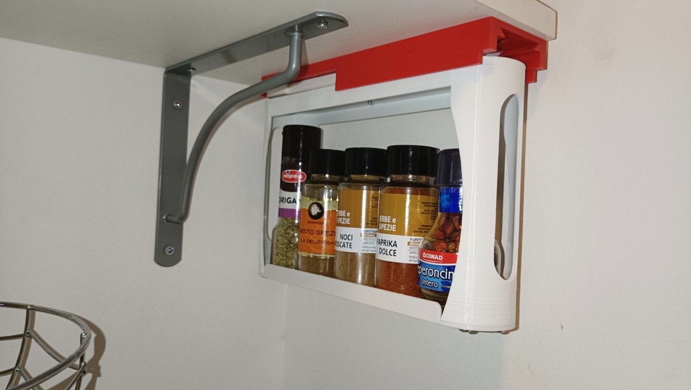 Spice Rack Pullout - UPPER Mount by Aldo Zannelli | Download free STL ...