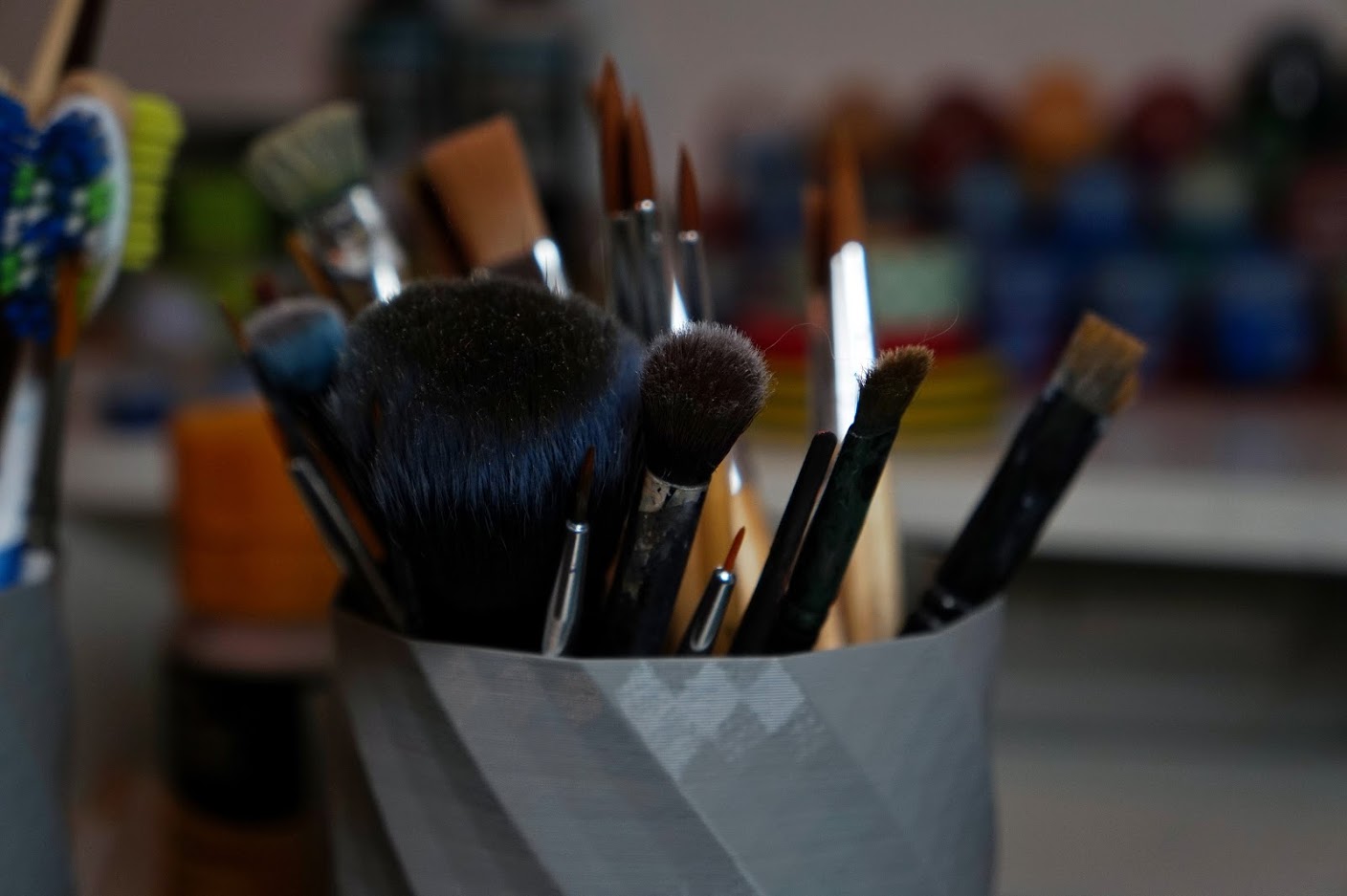 Paint Brush Pot (Vase Mode) by 311Props | Download free STL model ...