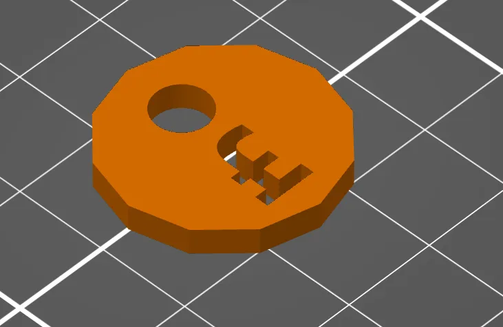 1 Pound Trolley Coin by Knott | Download free STL model | Printables.com