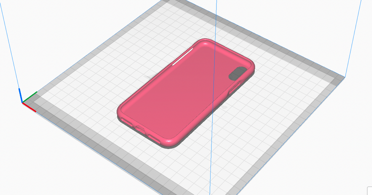 iPhone XS case with initials by Matej | Download free STL model ...