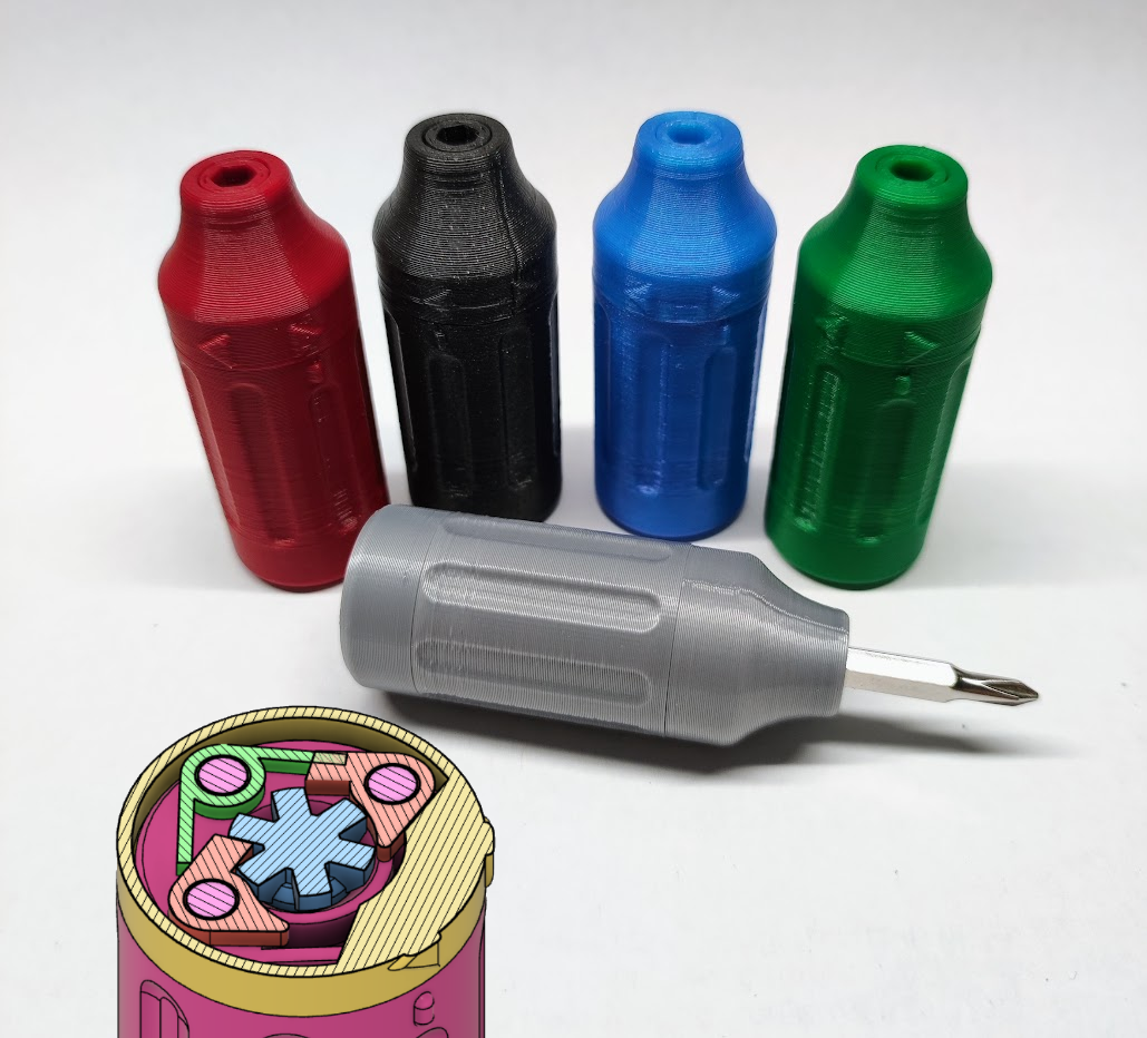 Reversible Ratcheting Screwdriver by Martin Rigatoni | Download free ...