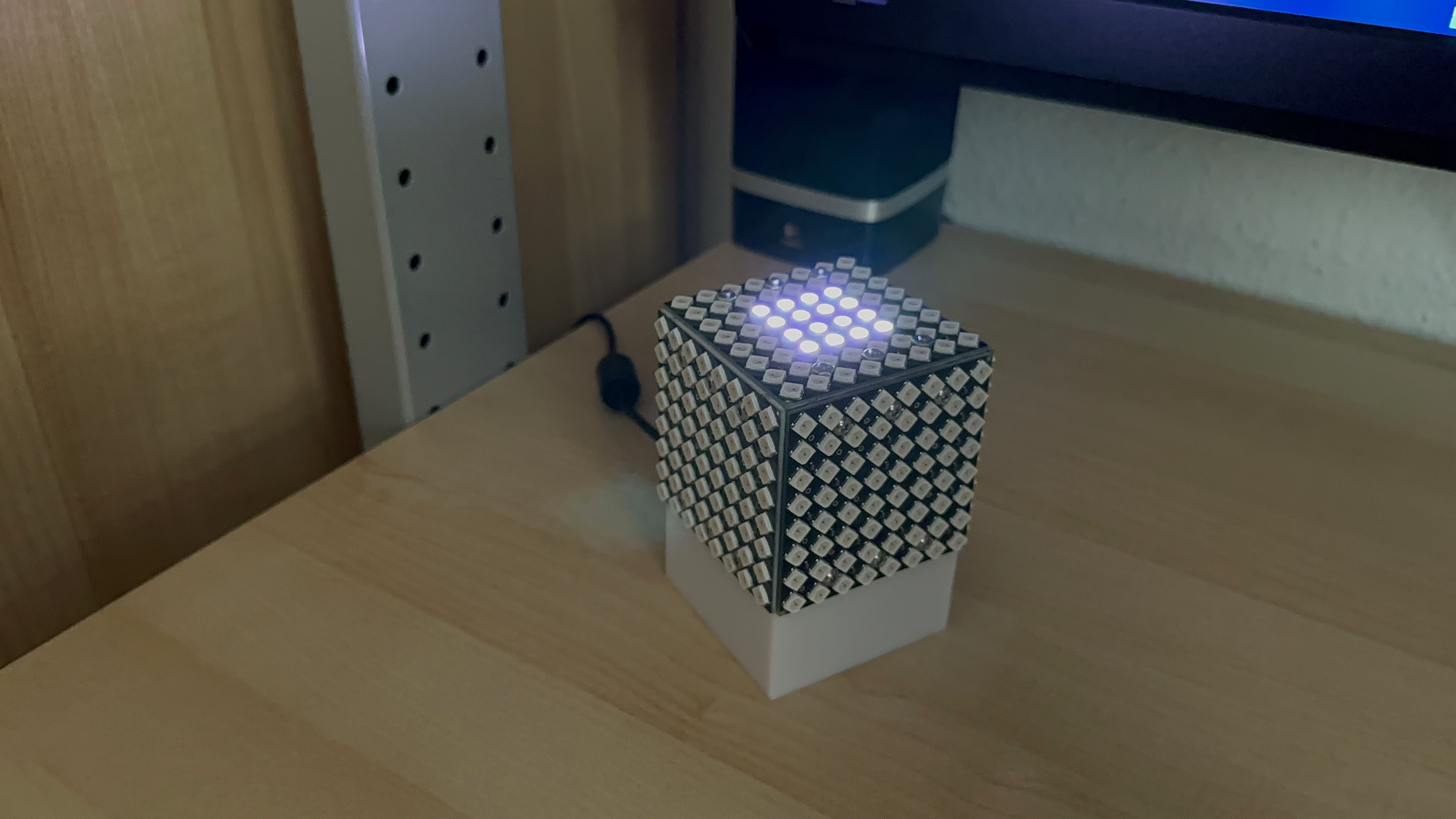 Music reactive matrix LED cube by AWSW | Download free STL model ...