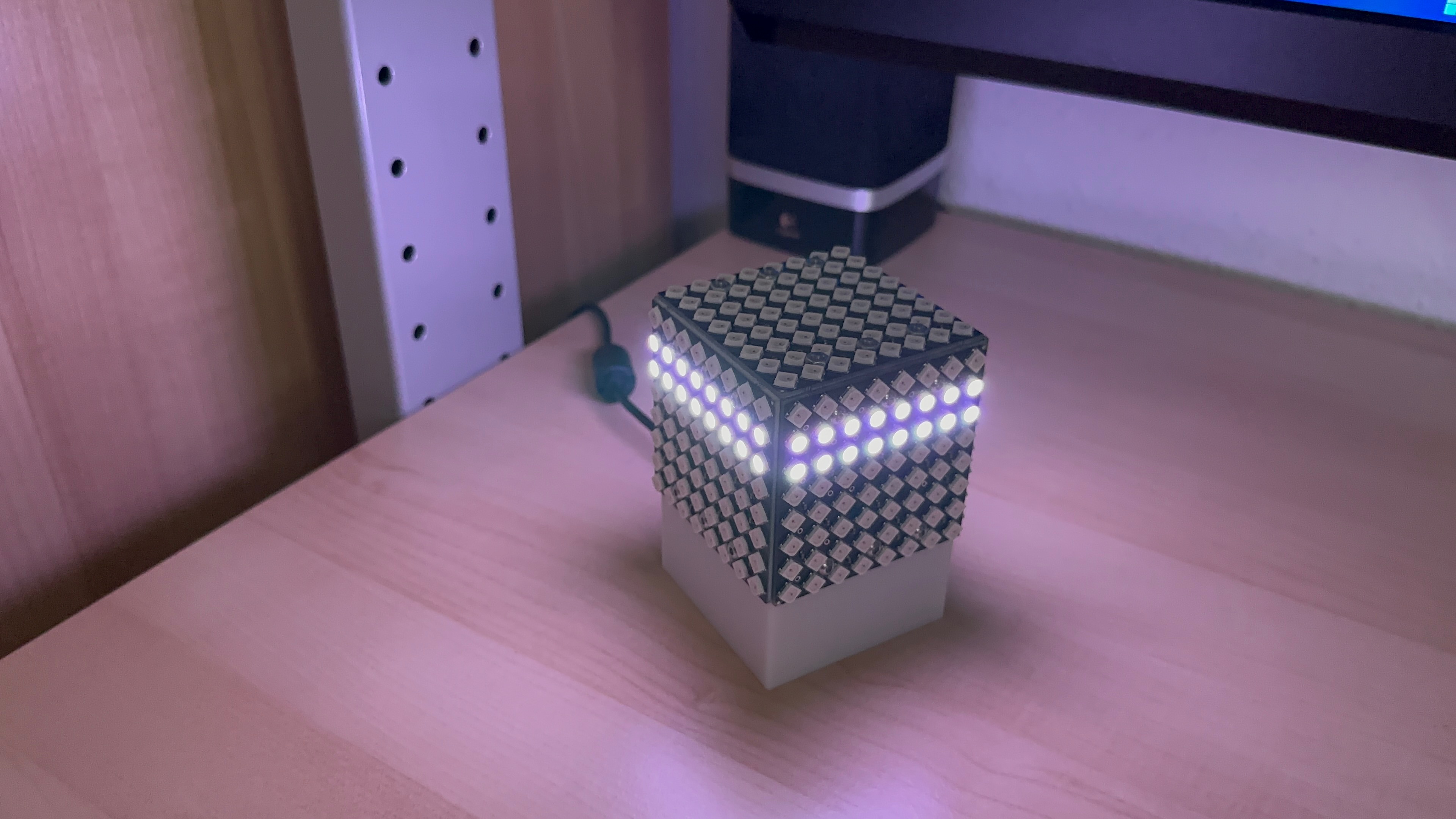 Music reactive matrix LED cube by AWSW | Download free STL model ...