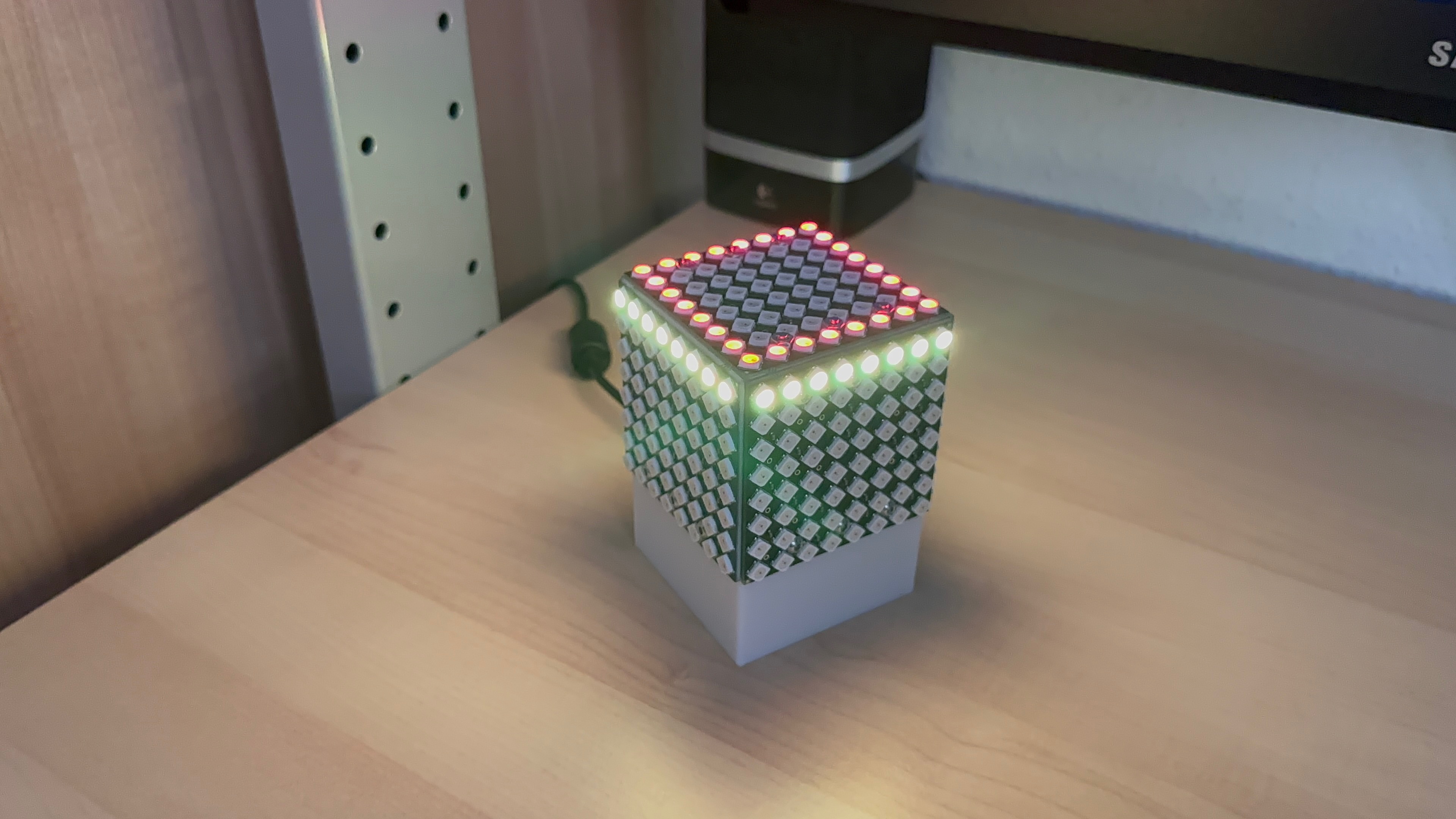 Music reactive matrix LED cube by AWSW | Download free STL model ...