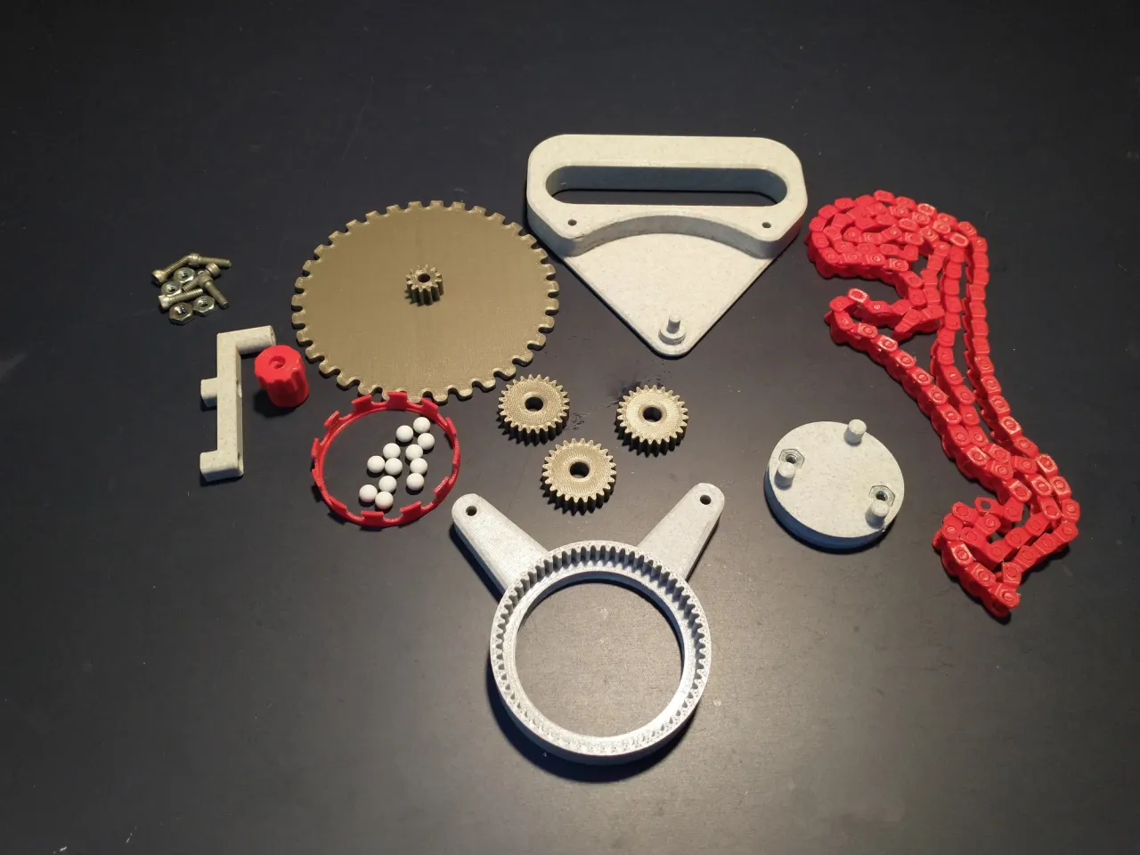Kinetic Chain Demo by LoboCNC | Download free STL model | Printables.com