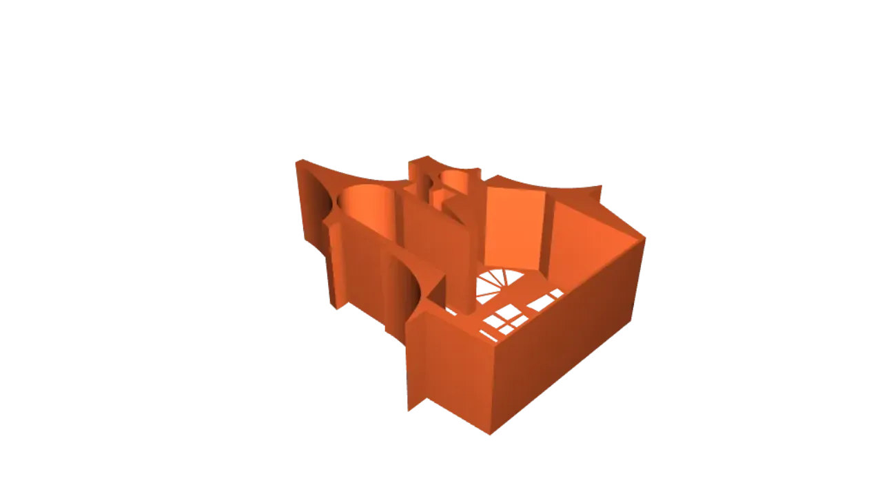 Haunted House with glass by neale | Download free STL model ...