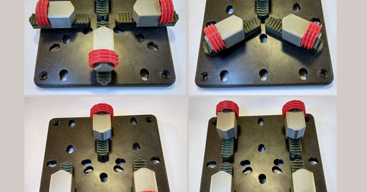 Reconfigurable Multi-jaw Vise by LoboCNC | Download free STL model ...