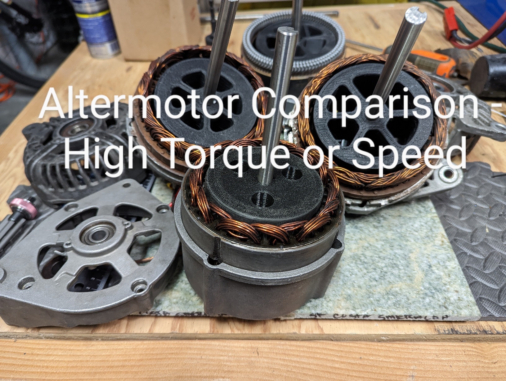 Altermotor: Alternator to BLDC (PMSM) Motor Conversion by Dad's ...