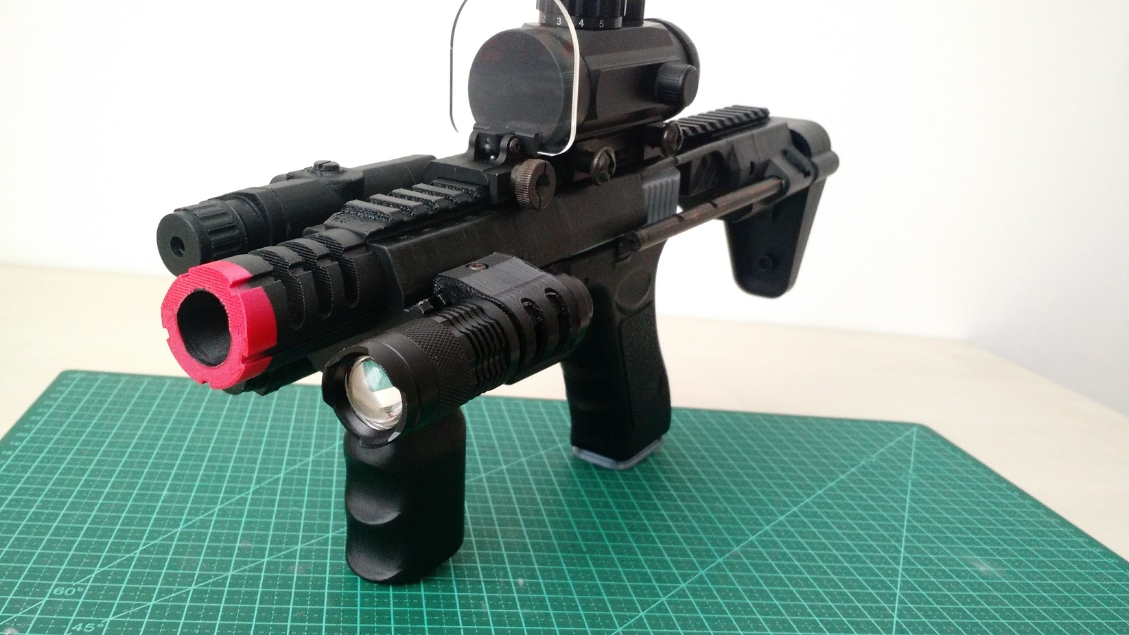 PDW kit for Glock 18C AEP (cm030 CYMA) by pDrugos | Download free STL ...