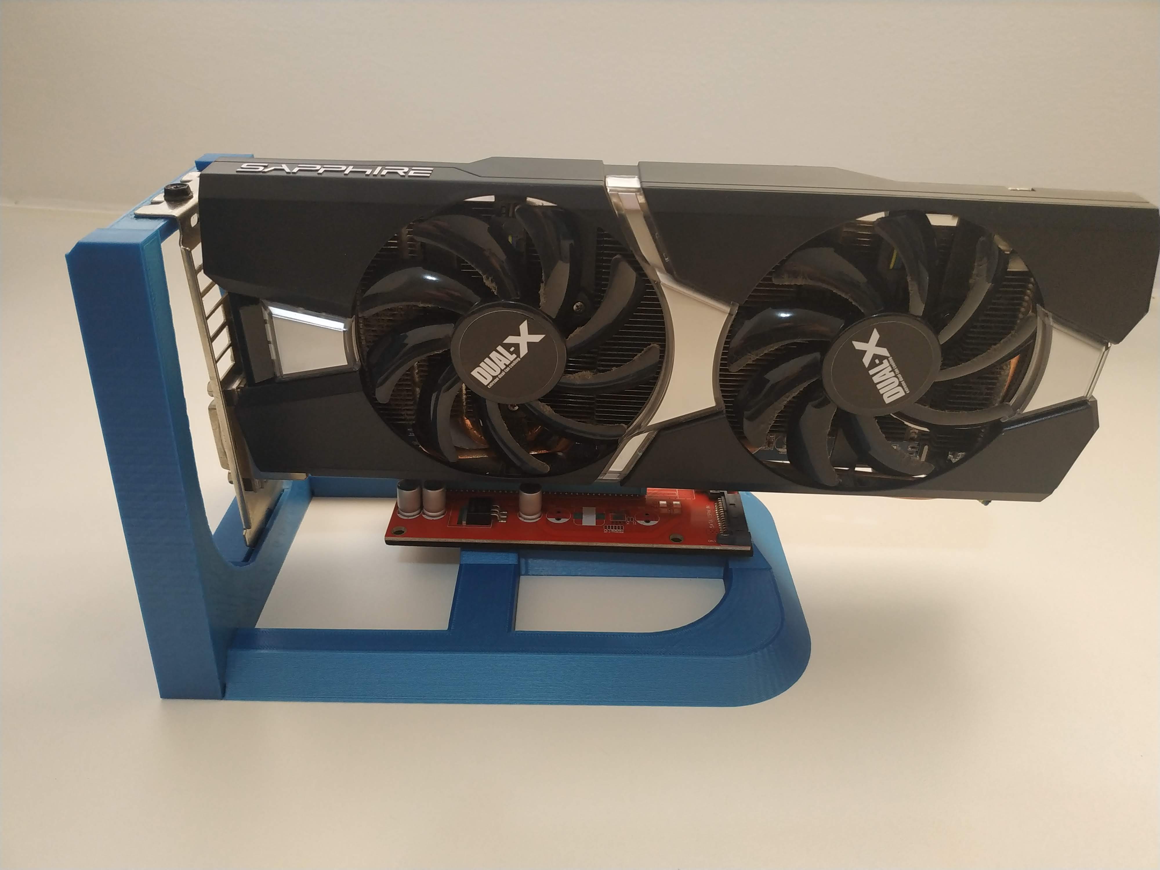 GPU stand, display or riser by pDrugos | Download free STL model ...