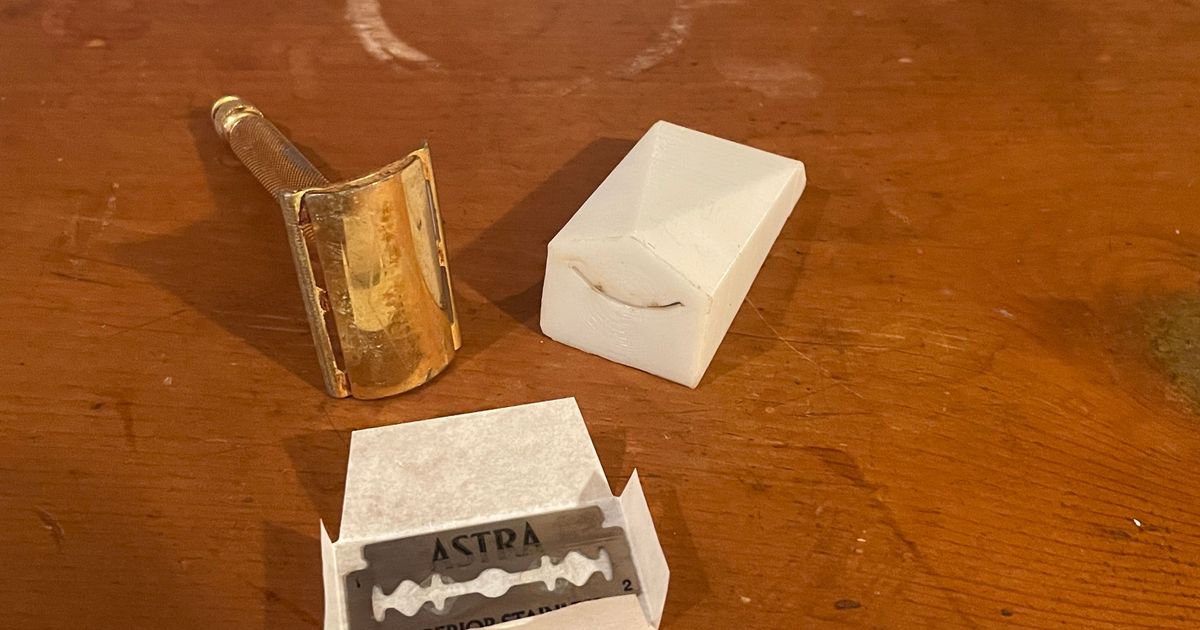 Razor Blade Disposal Case by Will | Download free STL model ...