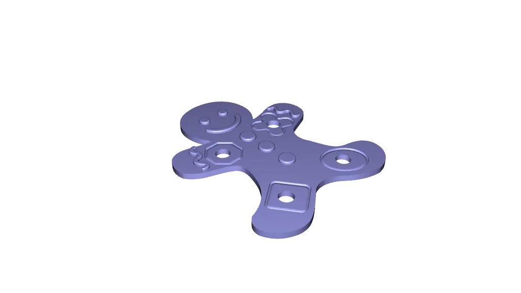 Adaptive Gingerbread man by Braxman | Download free STL model ...