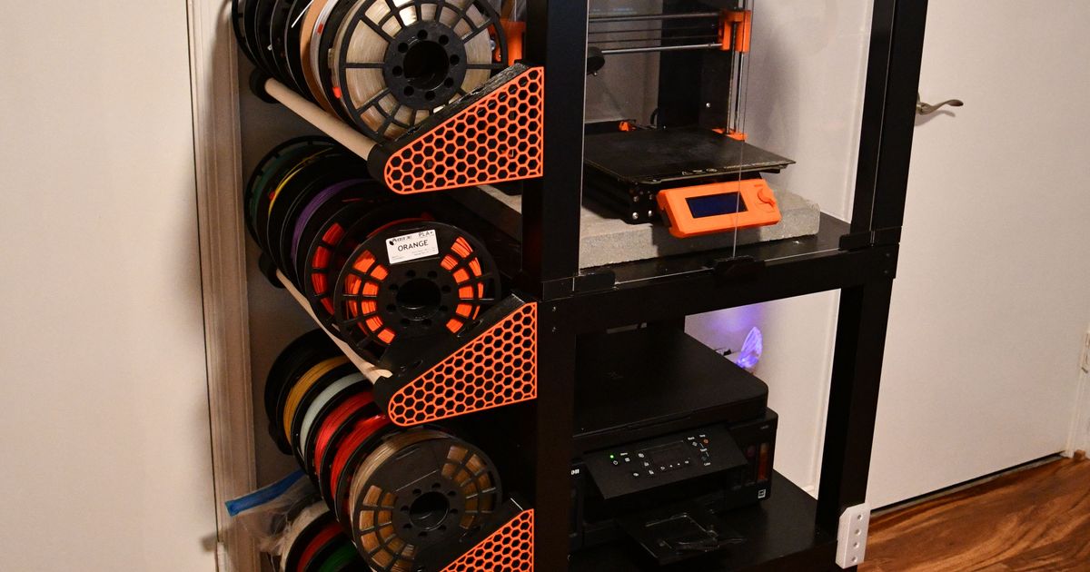 LACK Filament Storage Brackets - with hexagons! by Reynold and the ...