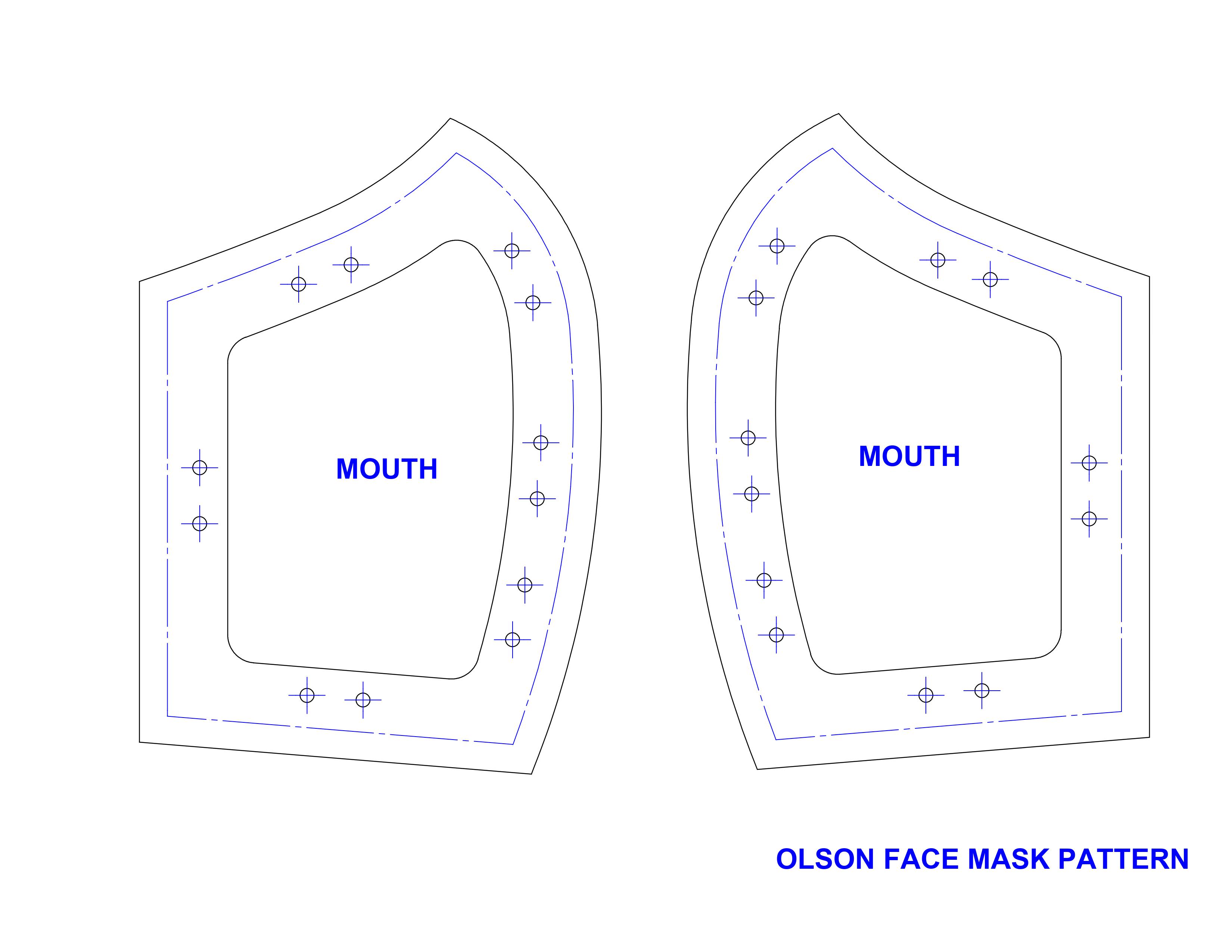 Printable Face Mask Template