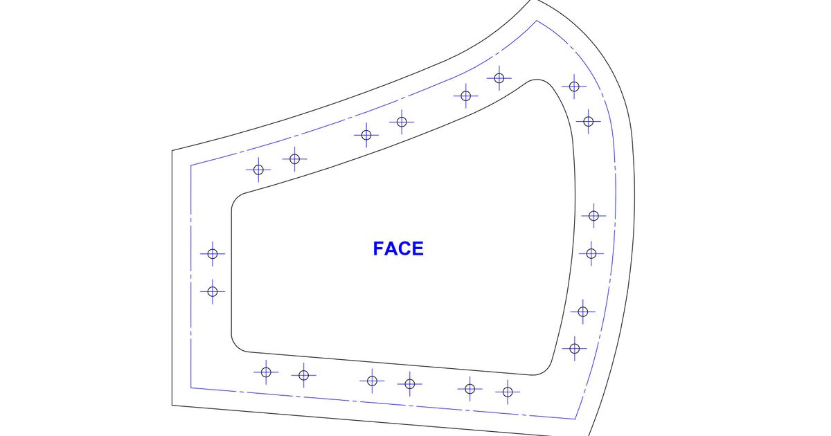 Cloth Face Mask with filter pocket and 3D Printed Nose Bridge by ...