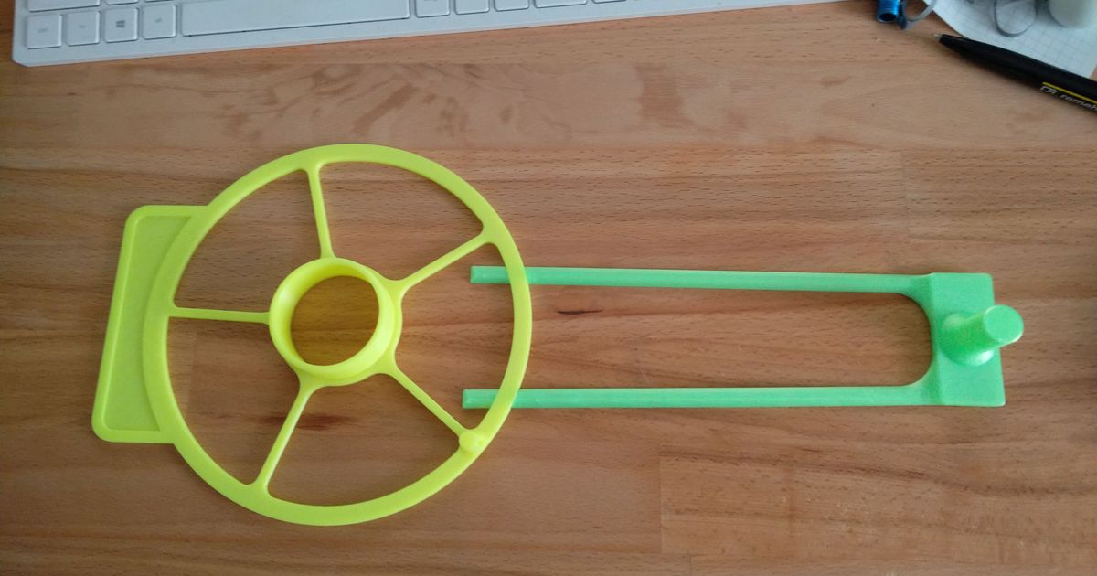 Filament mini spool winding tool by Ben D | Download free STL model ...