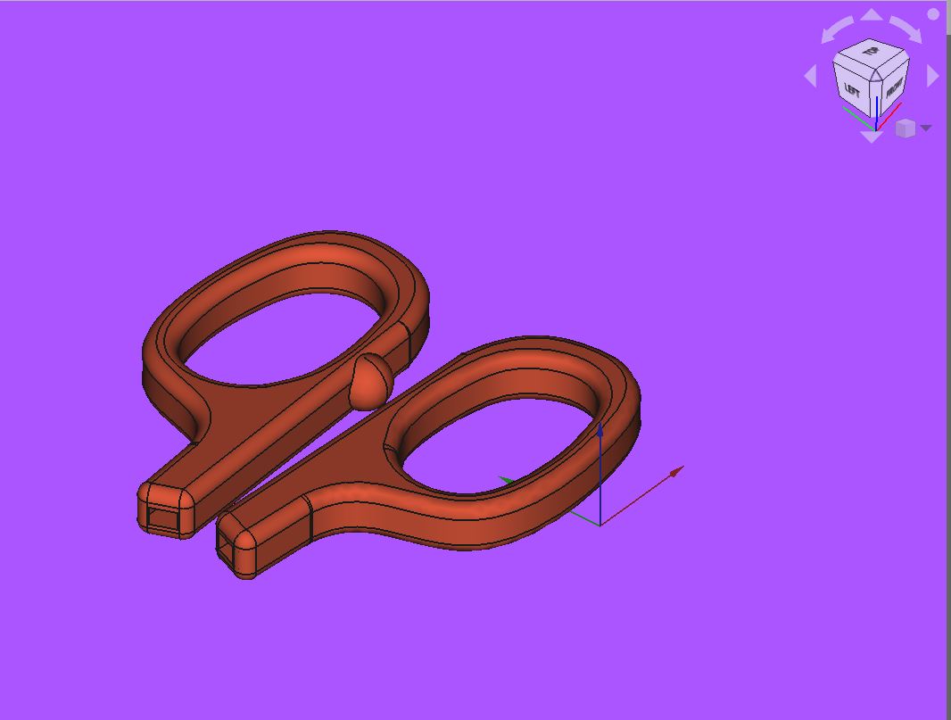 scissors / tijeras (STL, FREECAD and STEP Files) by ManelTo | Download ...
