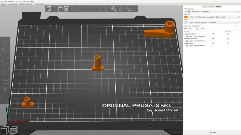 NFOSVW — NUeB's Free Open Source Velomobile Wiper (adaptable, FreeCAD ...