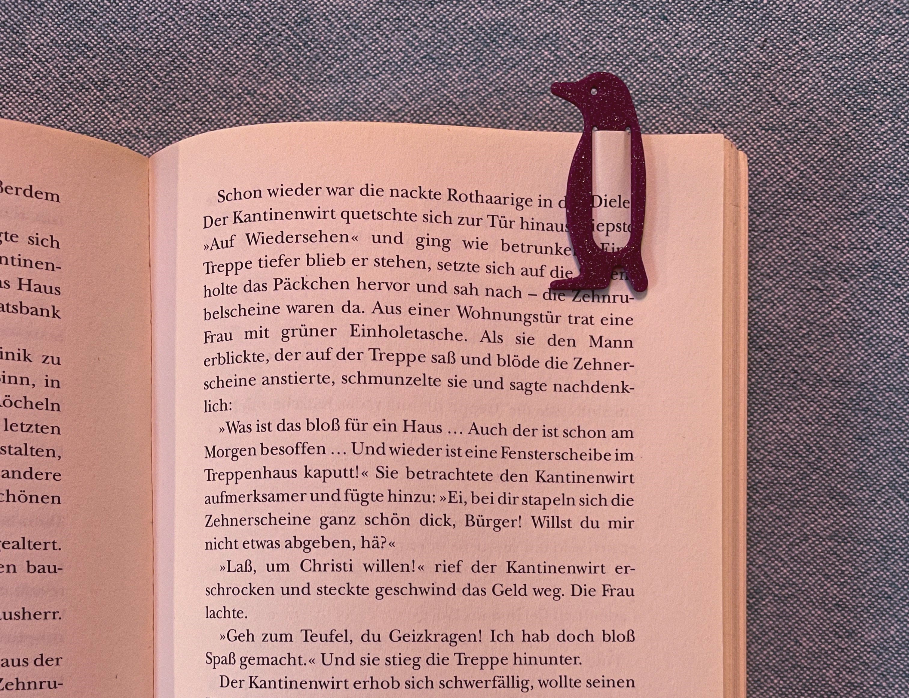 Penguin Bookmark by Milan | Download free STL model | Printables.com