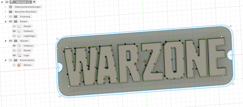 WARZONE Logo Lamp by LowRob | Download free STL model | Printables.com