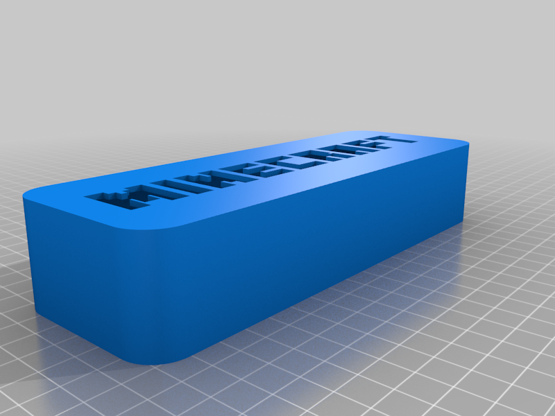 MINECRAFT Logo Lamp por LowRob | Descargar modelo STL gratuito ...