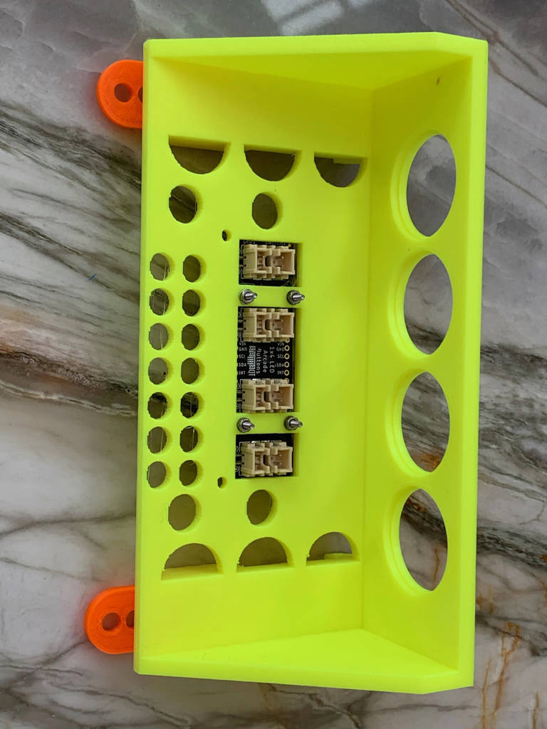 Din Rail mount for 30mm Arcade Buttons and an Adafruit controller by ...