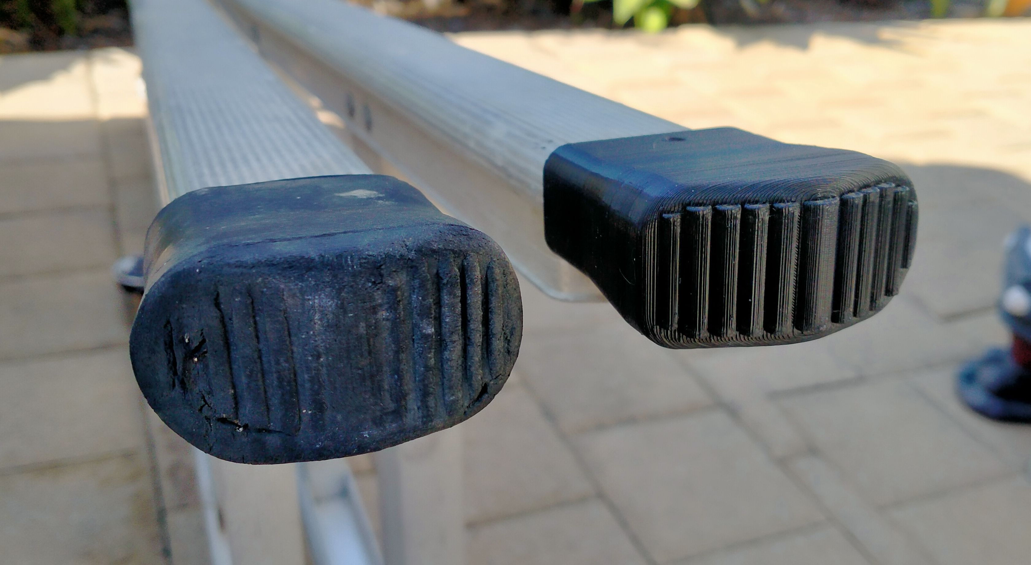 Ladder feet for multi-purpose foldable aluminium ladder by Mearcat ...