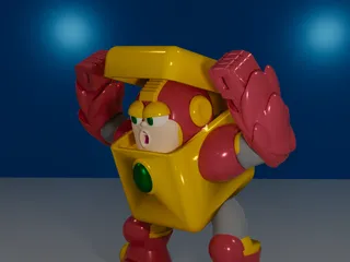 HEATMAN MEGAMAN 2 by Littletup | Download free STL model | Printables.com
