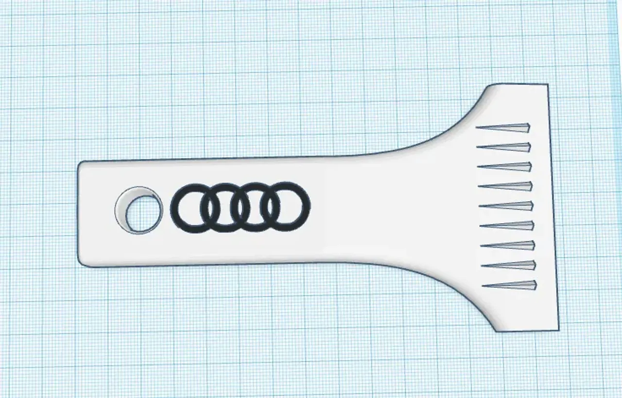 Ice scraper Audi by Heine Sørensen | Download free STL model ...
