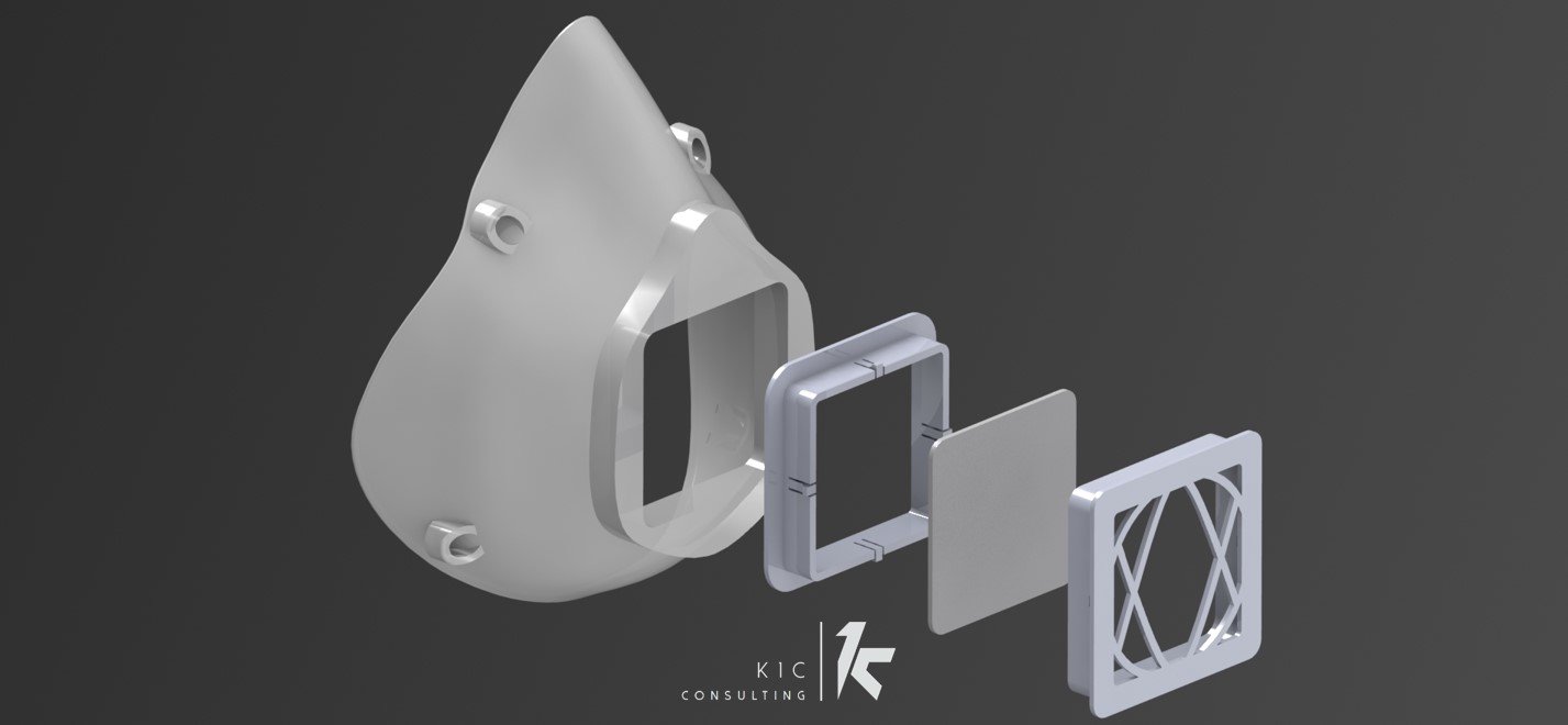 Montana Face Mask Silicone Mold by K1C Consulting | Download free STL ...