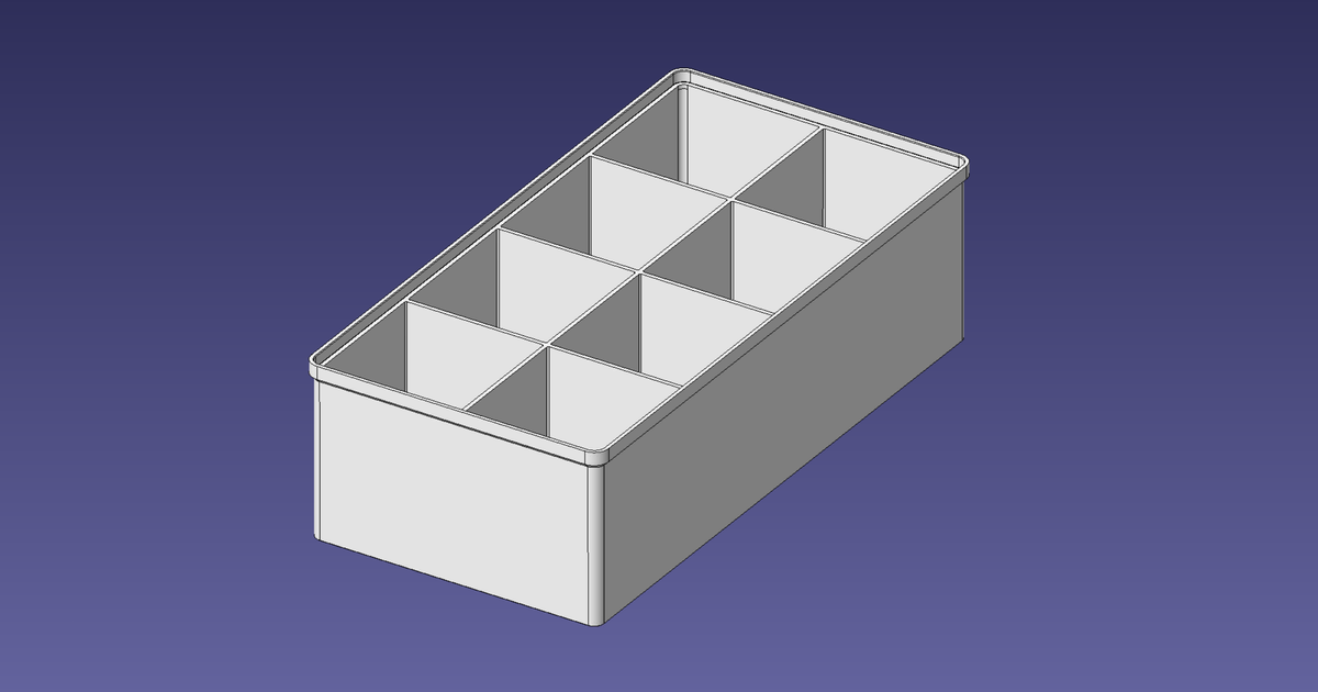 2x4 units, full height, 2x4 grid Stackable Insertbox by Bodo | Download ...
