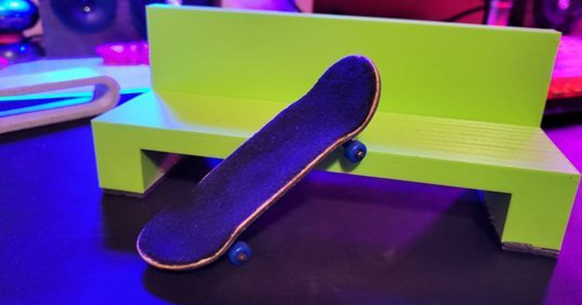 Fingerboard Big Bench by WuKo | Download free STL model | Printables.com