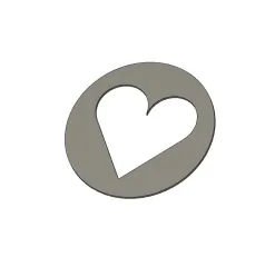 Heart coffee stencil by hubi2512 | Download free STL model | Printables.com