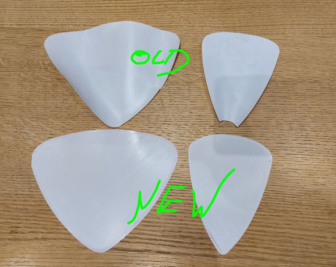 Pinecone lamp replacement leaves / flaps - 2 models, 2 sizes by rav ...