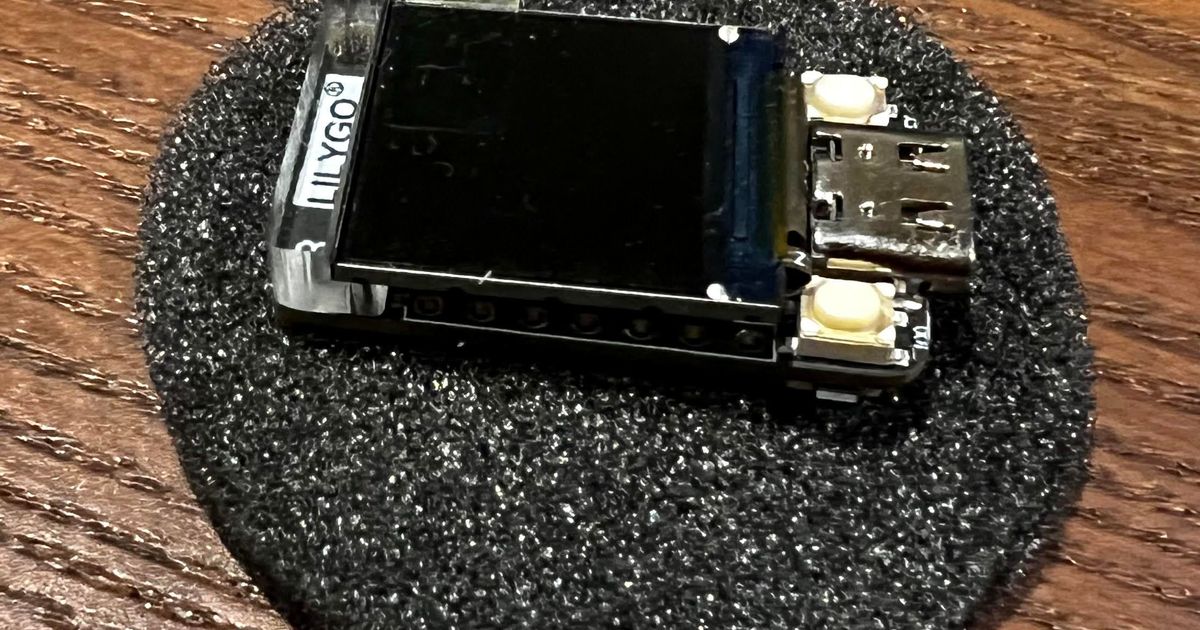 LILYGO T-QT / T-QT Pro Enclosure by netpaq | Download free STL model | Printables.com