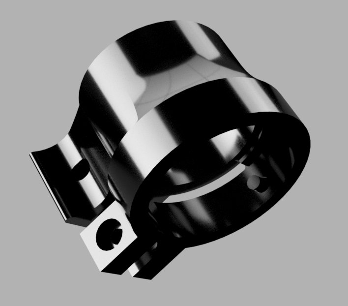 Lutech light pole clamp by Quickset45 | Download free STL model ...