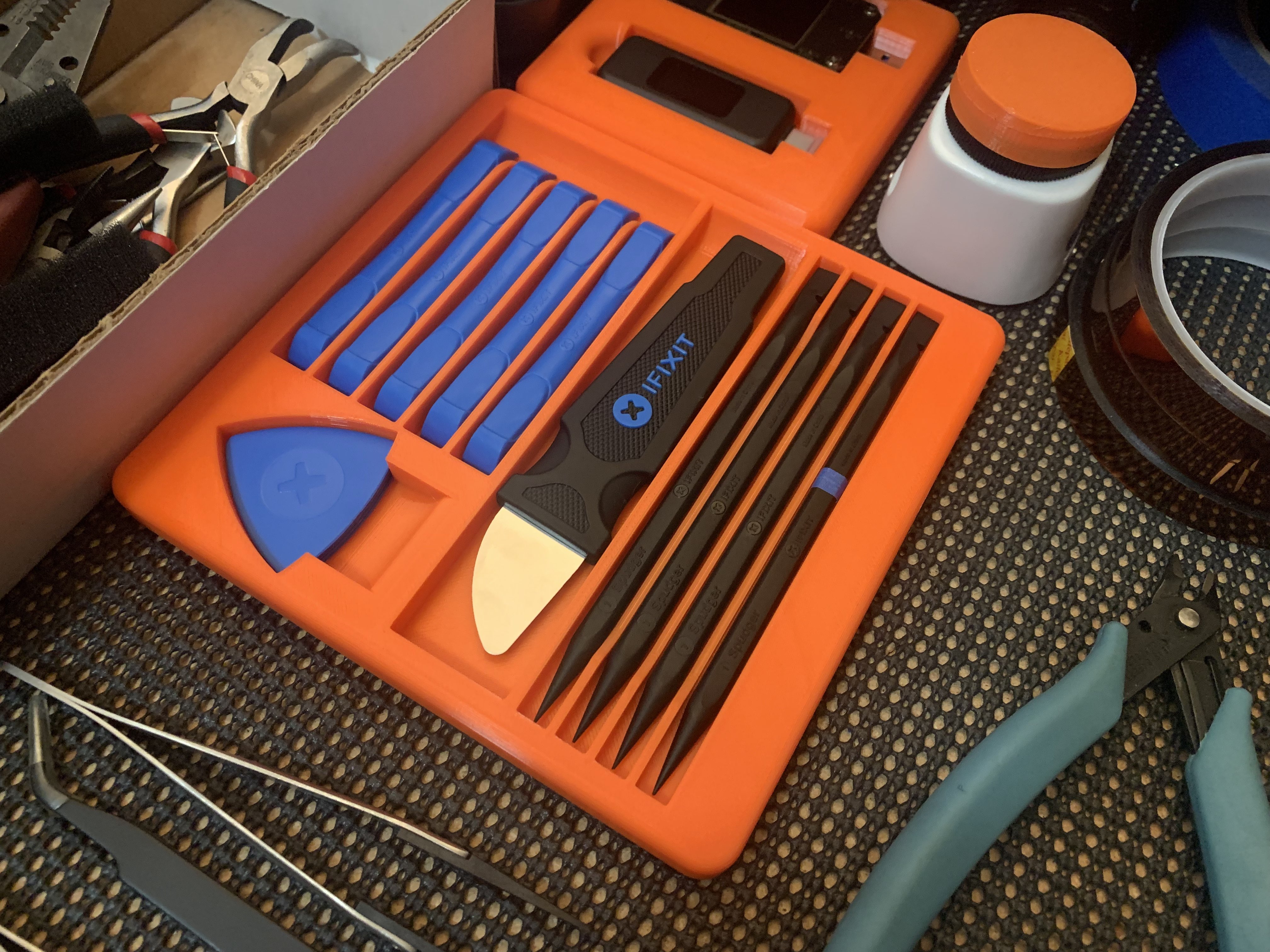 Tool tray for Ifixit opening tools by ASCII.encrypt | Download free STL ...