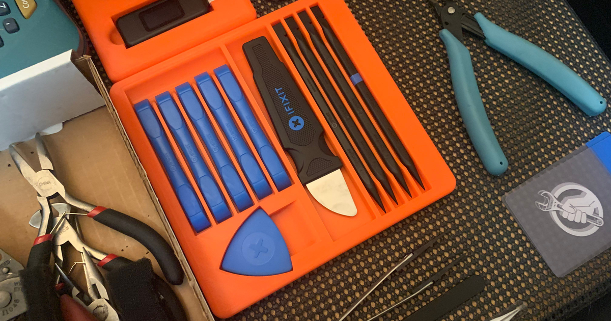 Tool tray for Ifixit opening tools by ASCII.encrypt | Download free STL ...