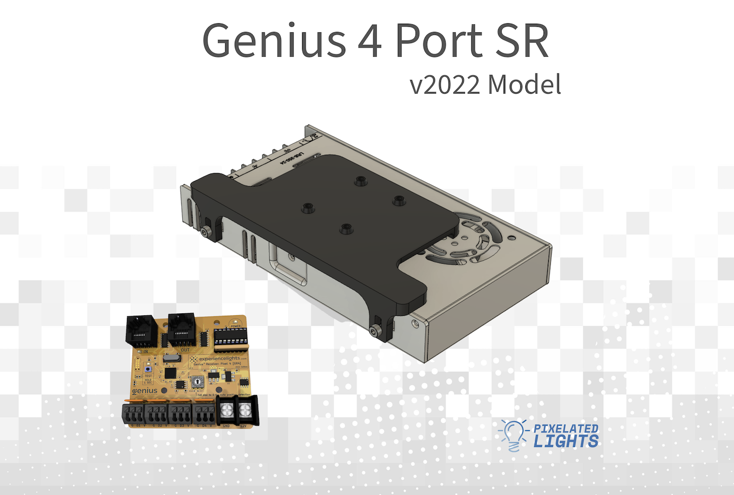 Genius - 4 Port Long Range Receiver by Derik Whittaker | Download free STL model | Printables.com