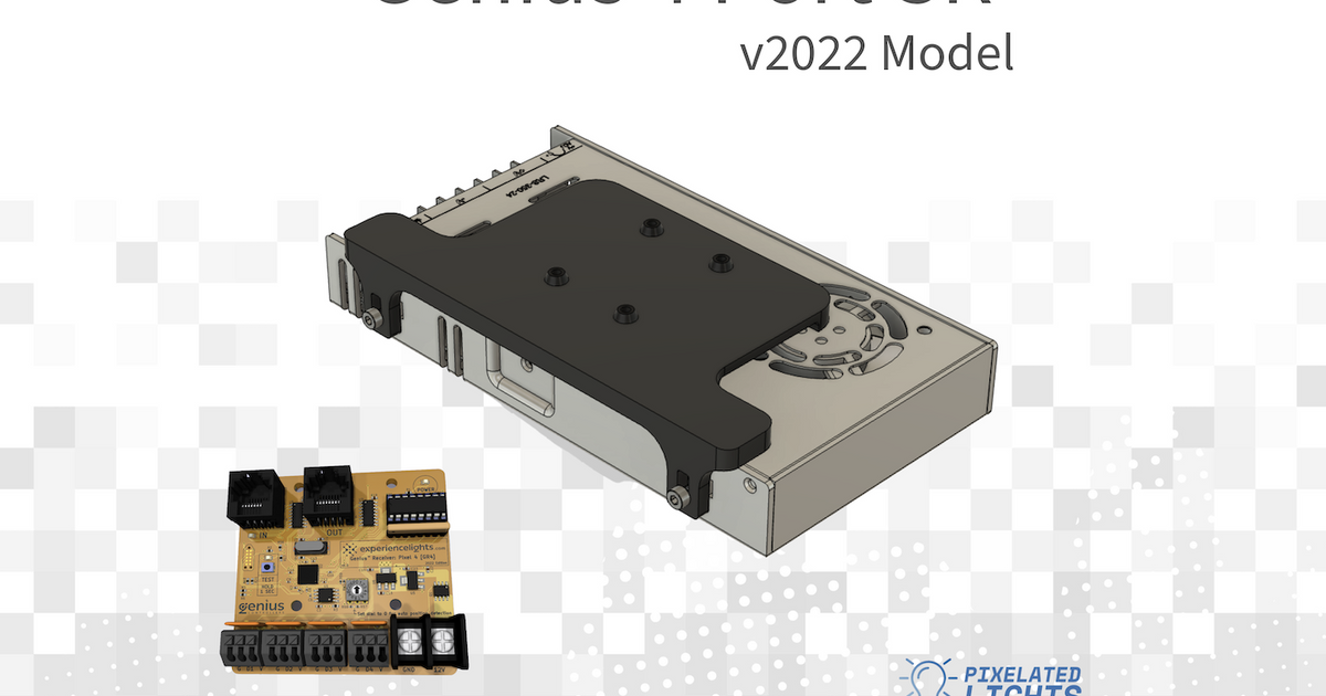 Genius - 4 Port Long Range Receiver by Derik Whittaker | Download free STL model | Printables.com