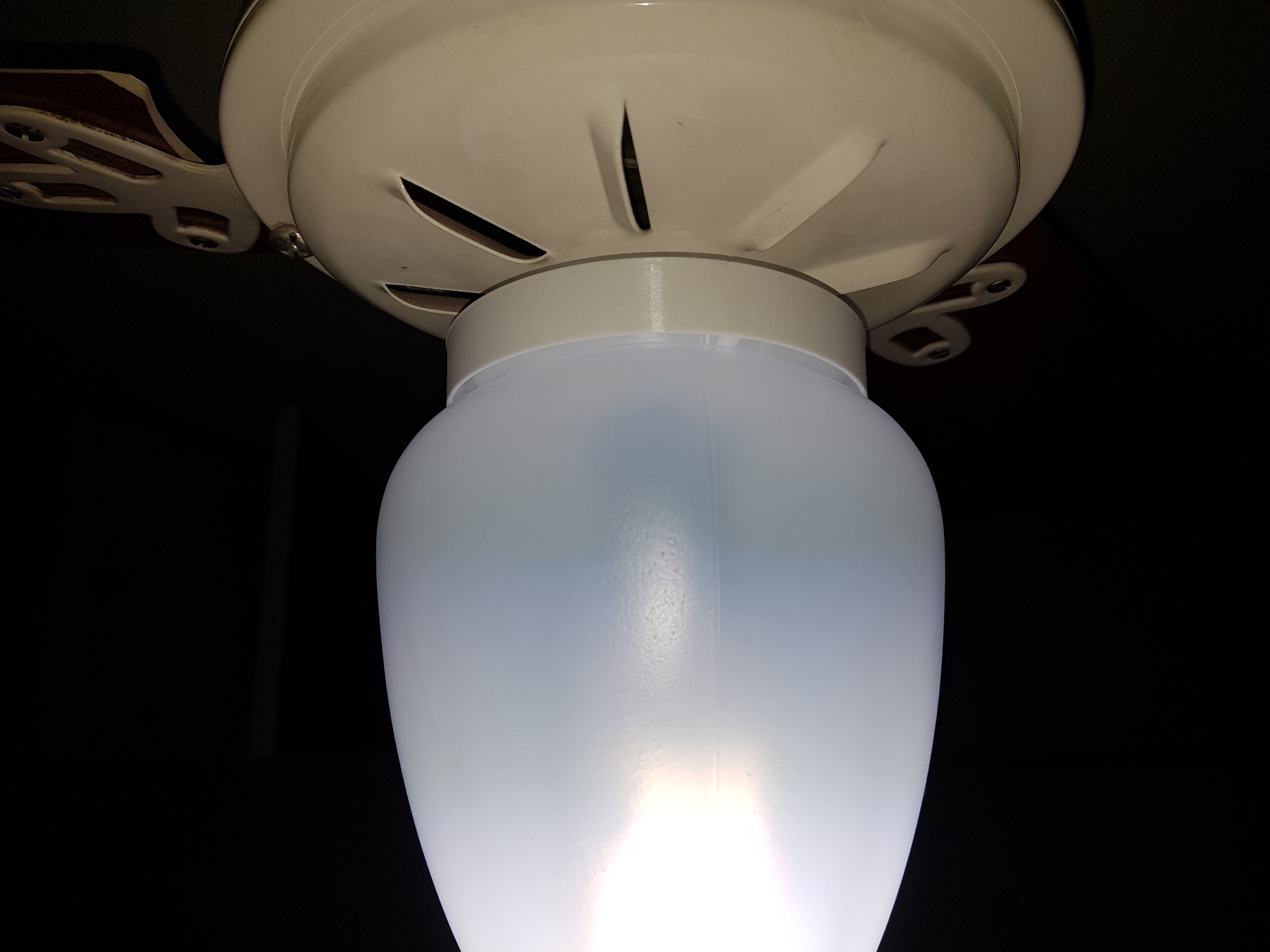Ceiling fan fixture base by OttoGlass | Download free STL model ...