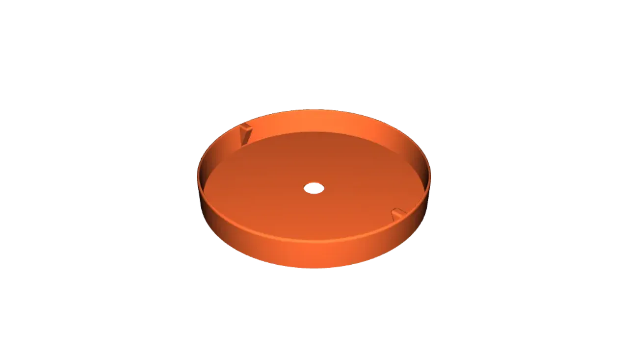 Ceiling fan fixture base by OttoGlass | Download free STL model ...