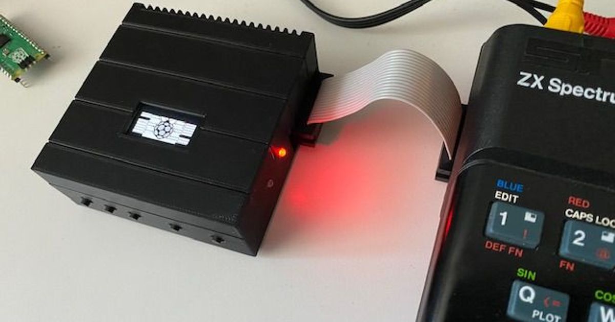 Case for ZX PicoMD Sinclair ZX Spectrum Microdrive Hardware Emulator by ...