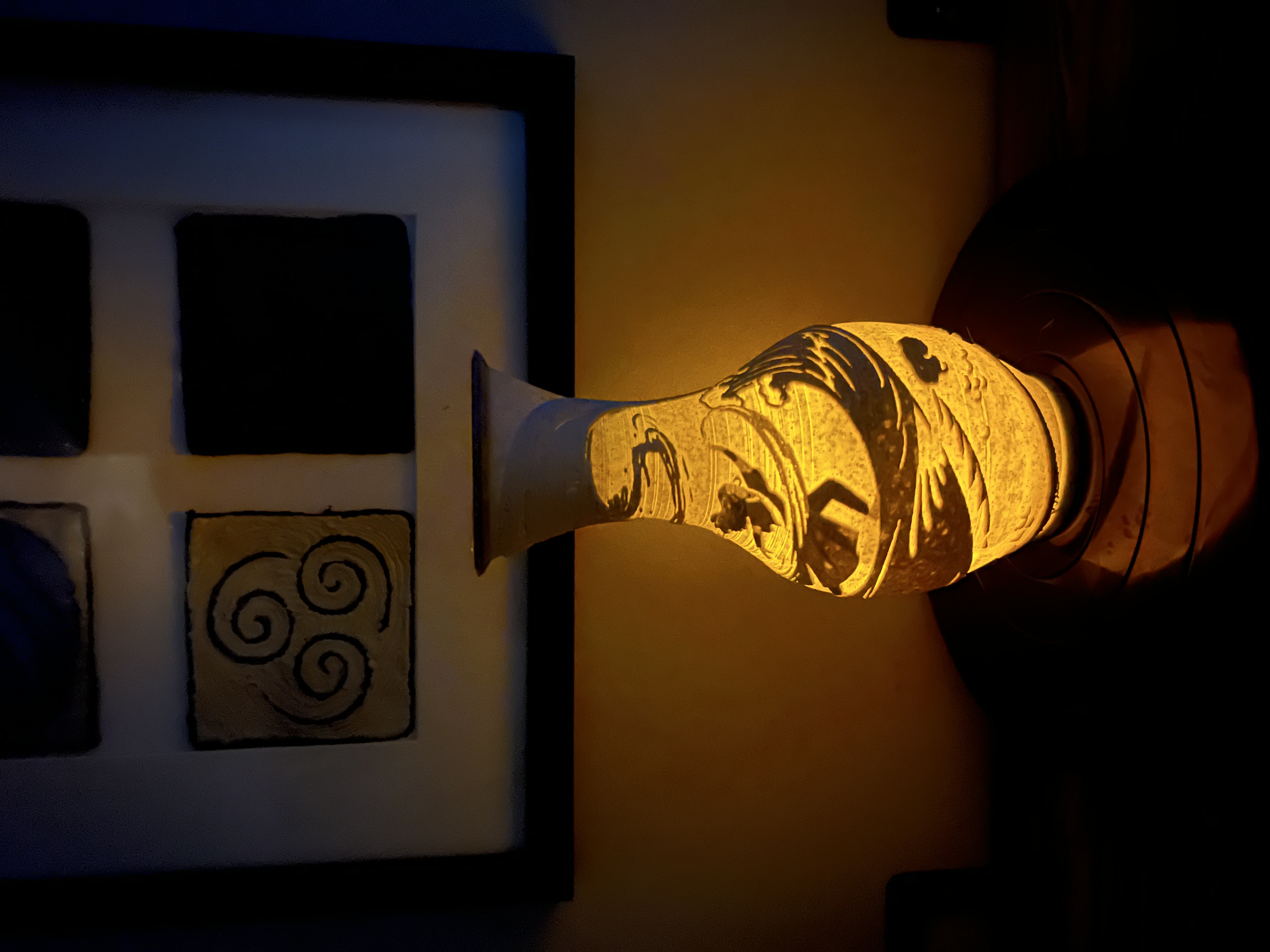 Katara Water Tribe Vase Lithophane by Luke Mims | Download free STL ...