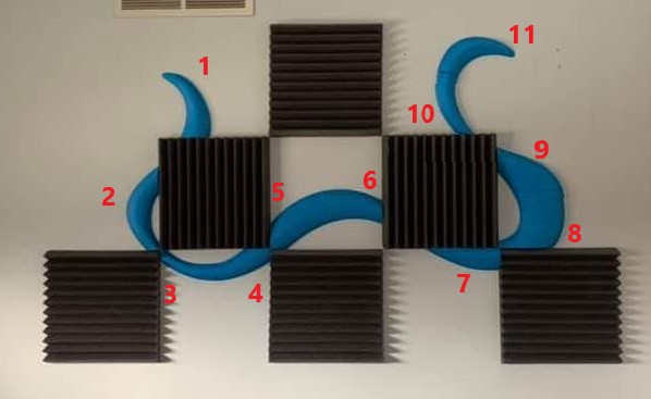 Sound Foam Wall Art by Ristow Designs | Download free STL model ...