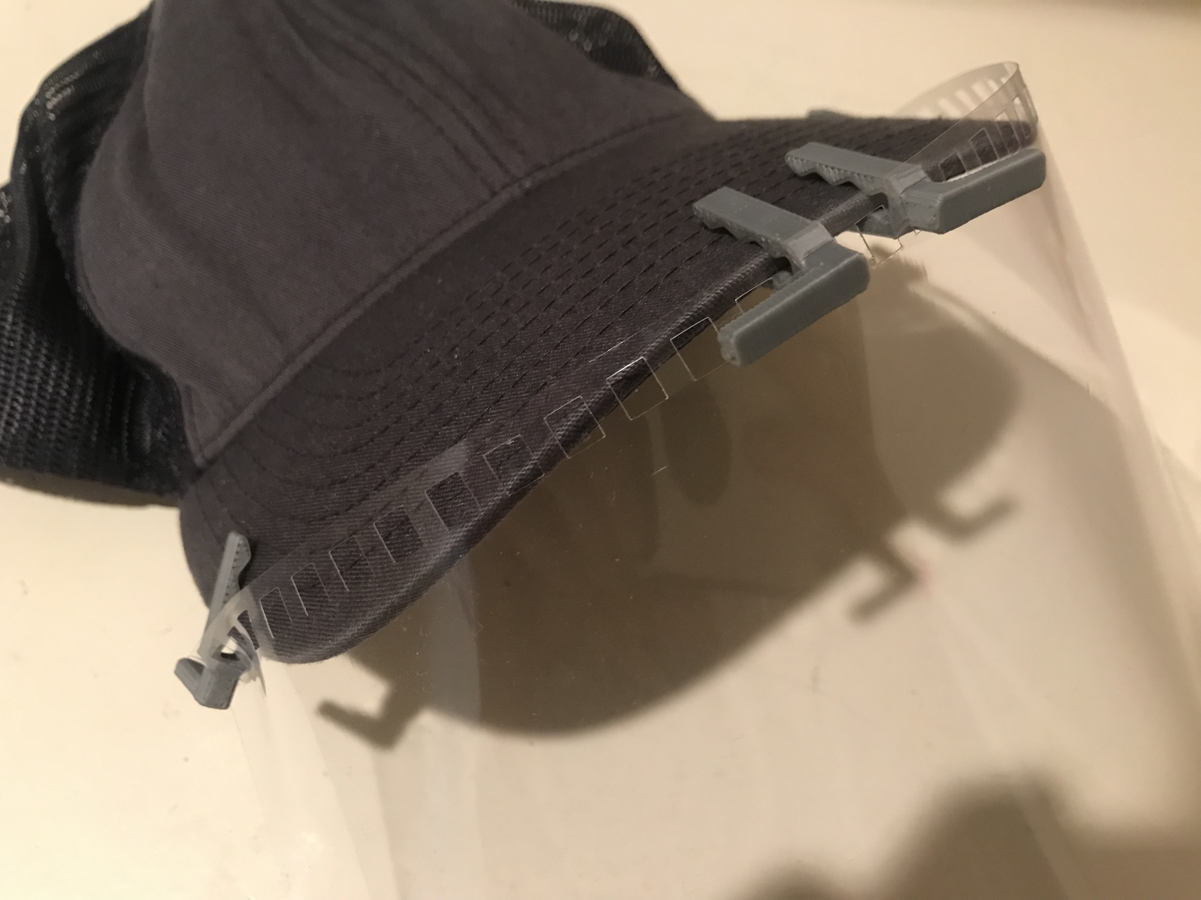Baseball Cap Face Shield by Devin Ho | Download free STL model ...